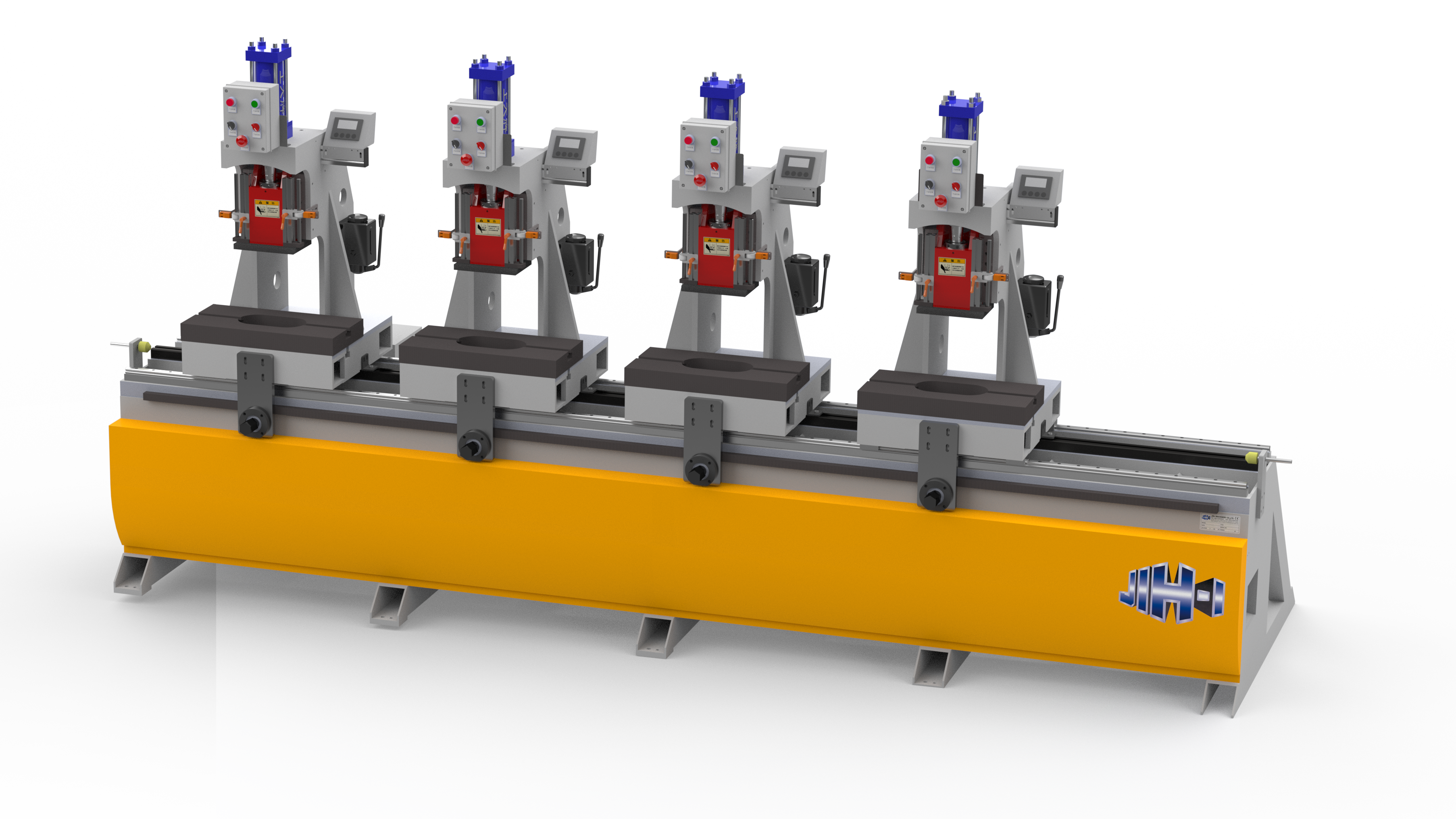 JIH-P4T - Multi-Head Hydraulic Punching Machine